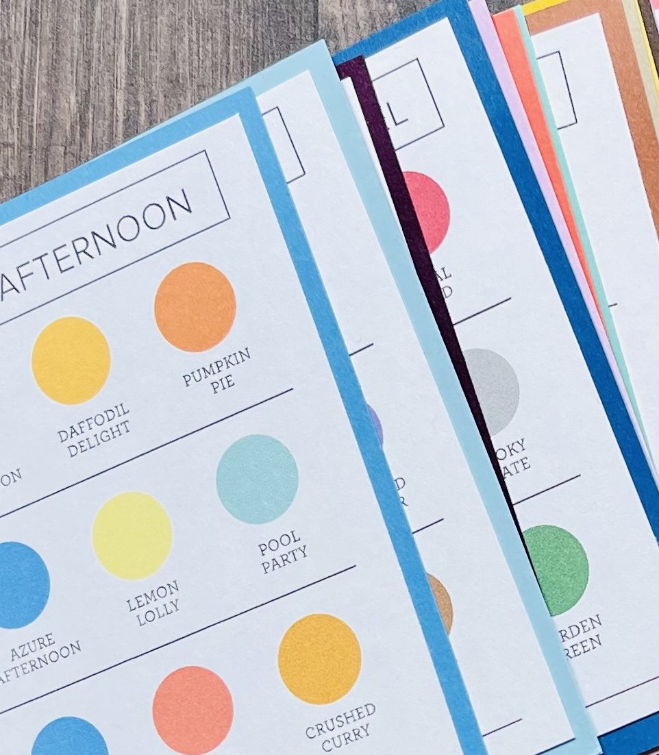 Stampin' Up! Color Coach - deedeesdazzles