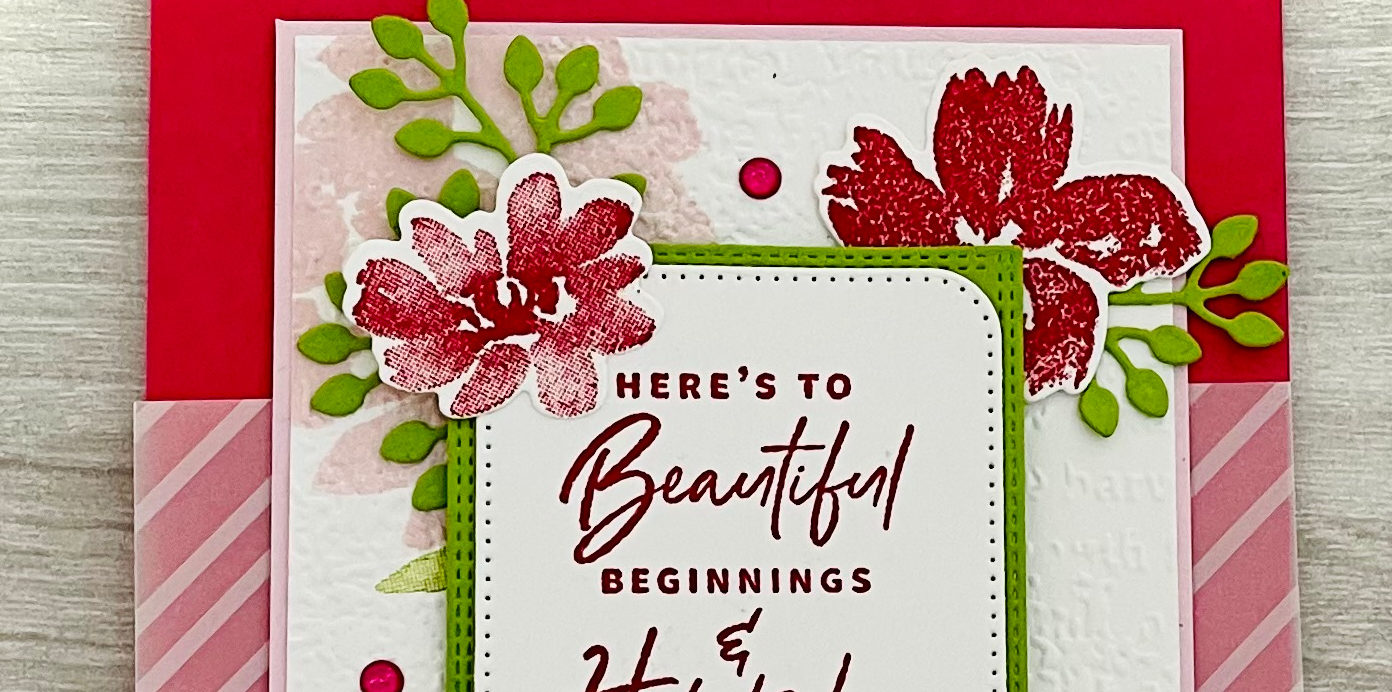 Stampin' Up! Textured Floral Something Fancy - deedeesdazzles